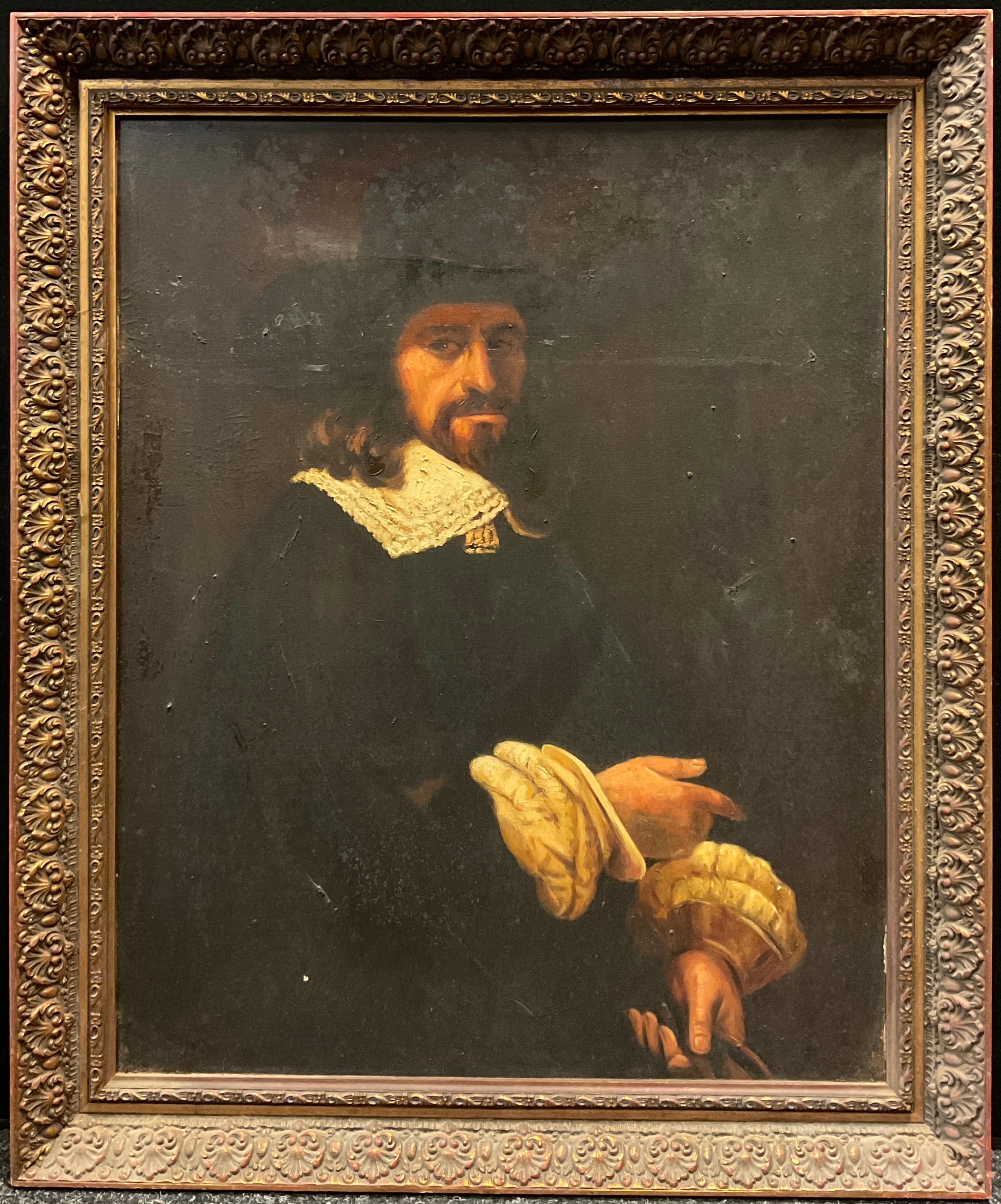Ivan Georgiev | ‘Portrait of a gentleman with a tall hat and gloves ...