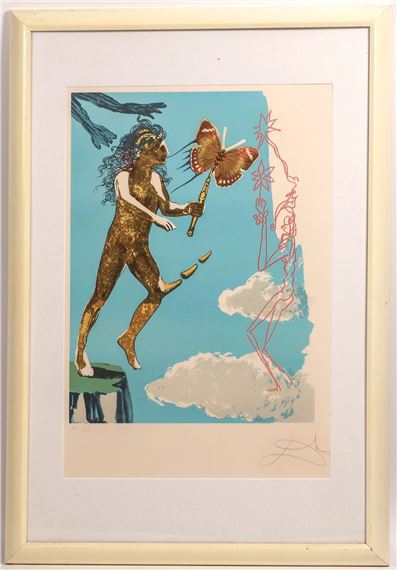 Salvador Dalí | Magic Butterfly Lithograph by Salvador Dali (Circa ...