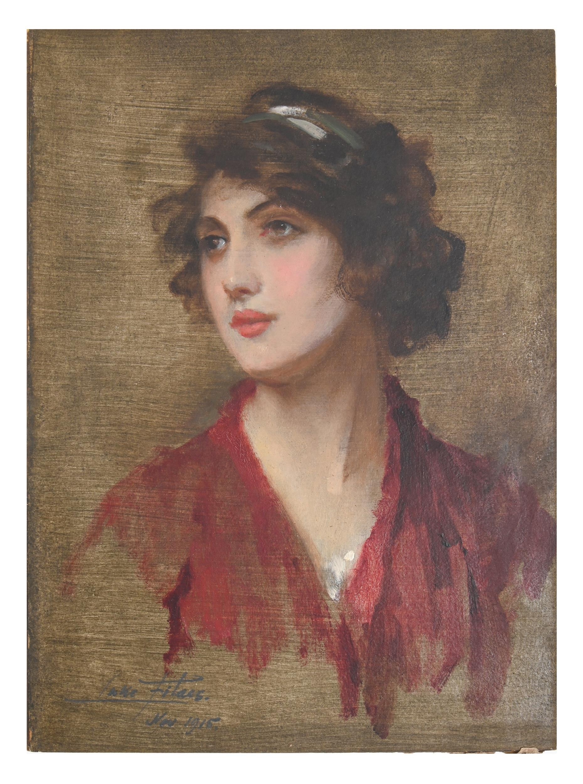 Samuel Luke Fildes | Study for a Portrait of Lady Alexander | MutualArt