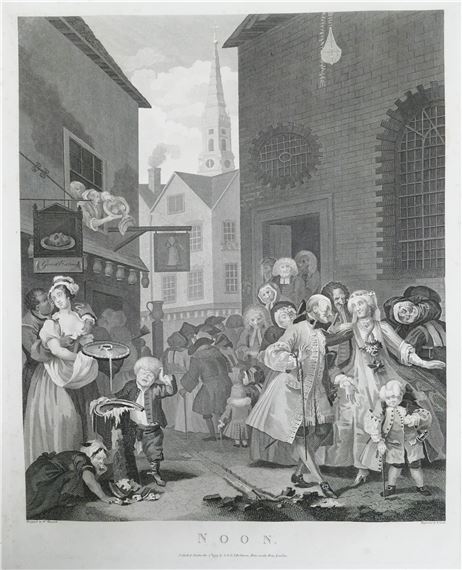 William Hogarth | Four Times of the Day' Etchings by Thomas Cook after ...