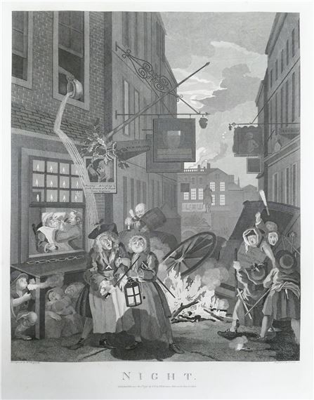 William Hogarth | Four Times of the Day' Etchings by Thomas Cook after ...
