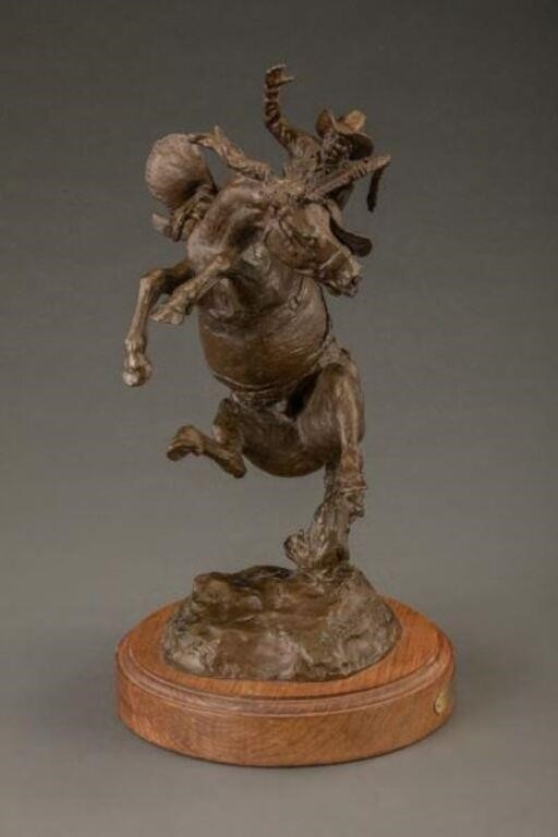 Bob Scriver | Hang in there Cowboy | MutualArt