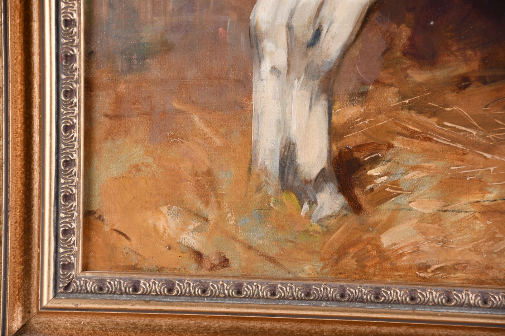 Gustave Surand | . Cheval à l'écurie. | MutualArt