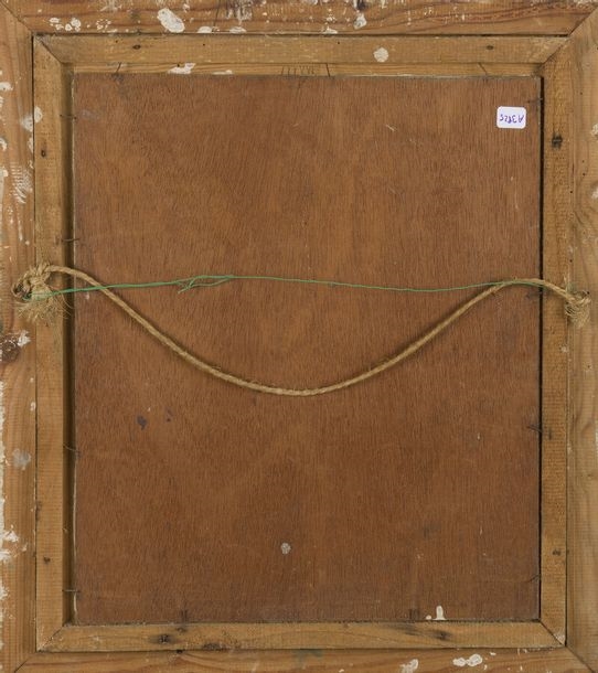 Louis Curat-dop | The Point with horses Oil on panel signed lower right ...