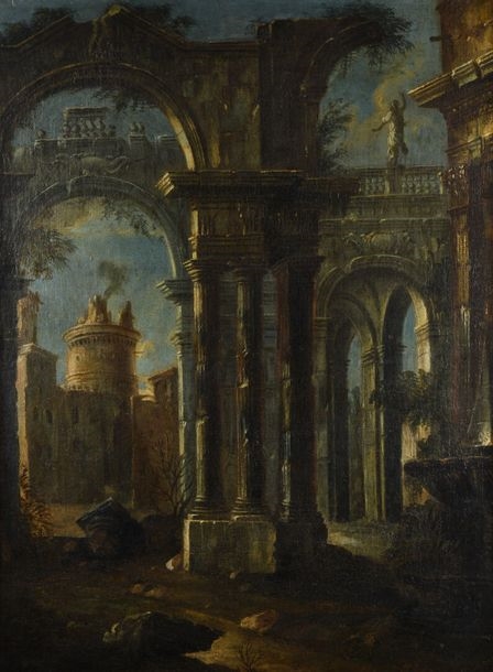 Neapolitan School, 18th Century | Capricci | MutualArt