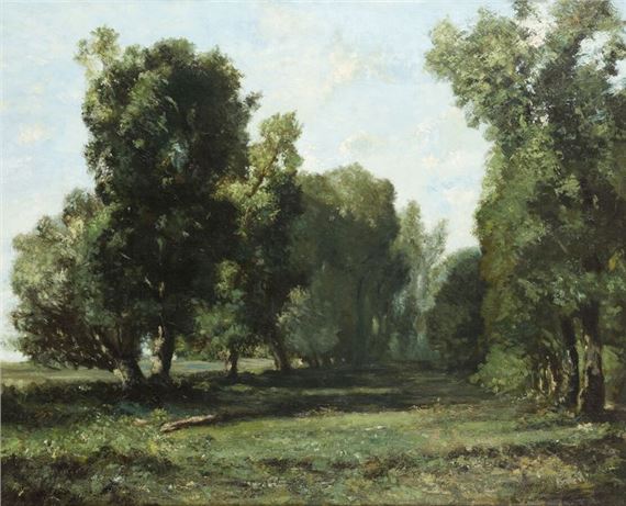 Louis-Augustin Auguin | Landscape (Circa 1862) | MutualArt