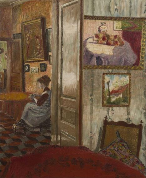 Willem Van Hasselt | Fauvist Interior (Circa 1920) | MutualArt