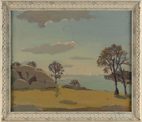 Joseph Rimini | North Shore coastal scene. | MutualArt