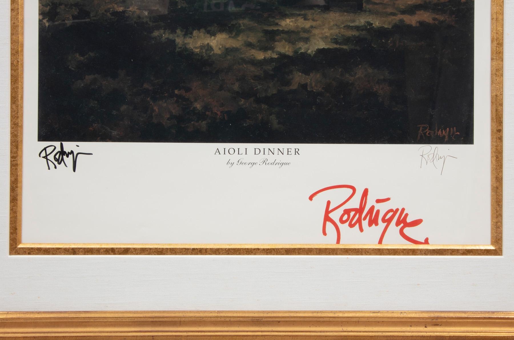 George Rodrigue | St. Landry Parish Heritage Festival - Aioli Dinner ...