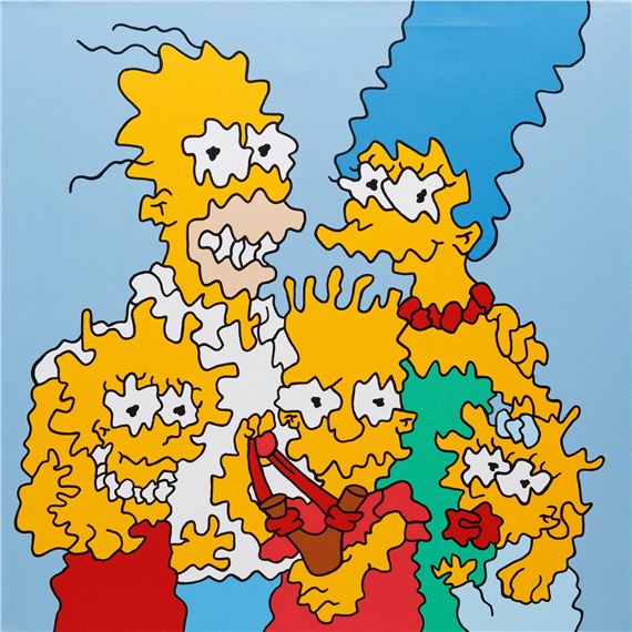 Wizard Skull | 16th Painting of 2022: The Simpsons (2022) | MutualArt
