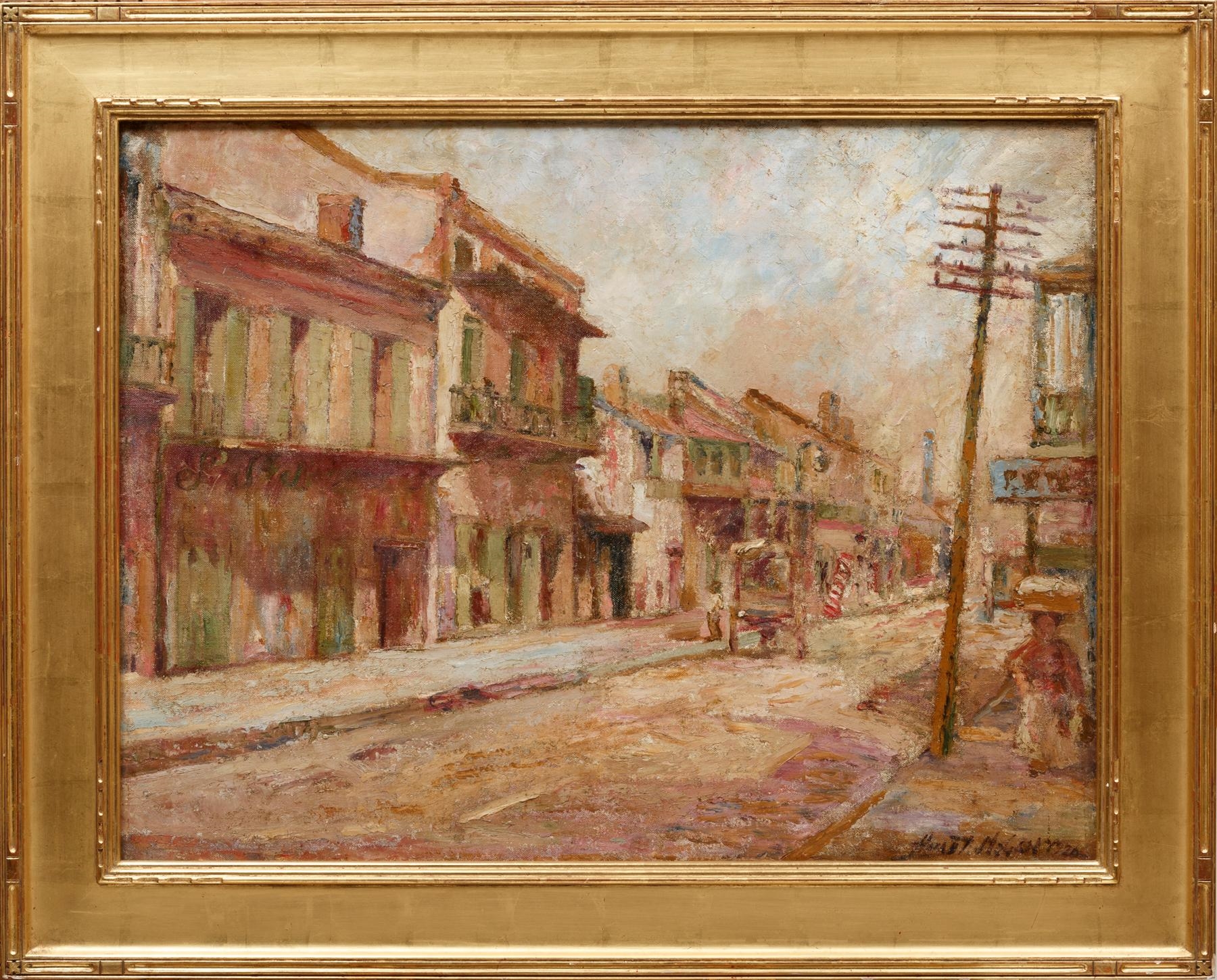 Harry Armstrong Nolan | French Quarter Street Scene (1920) | MutualArt