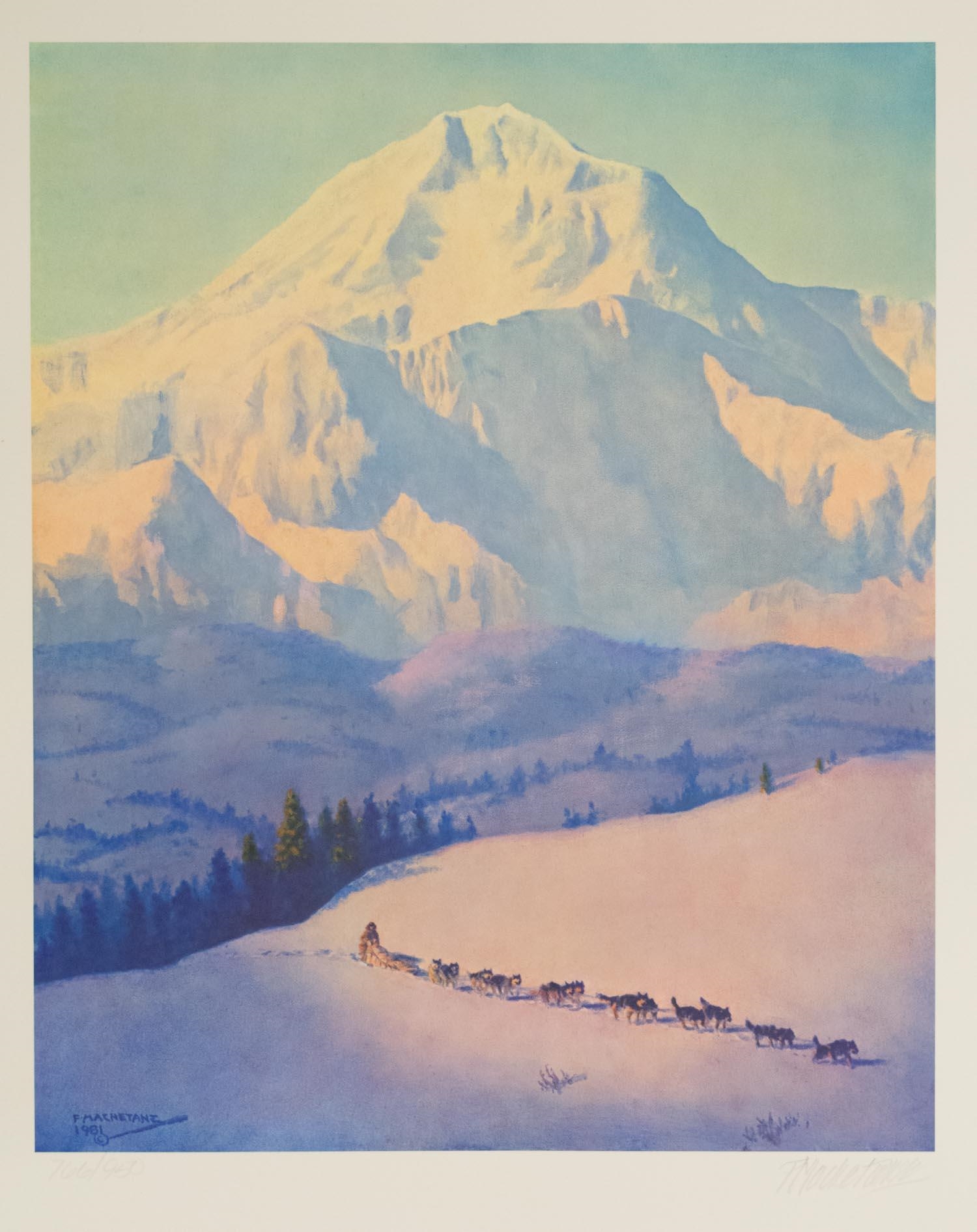 Fred Machetanz | FRED MACHETANZ FOUR OFFSET LITHOGRAPHS (1908) | MutualArt