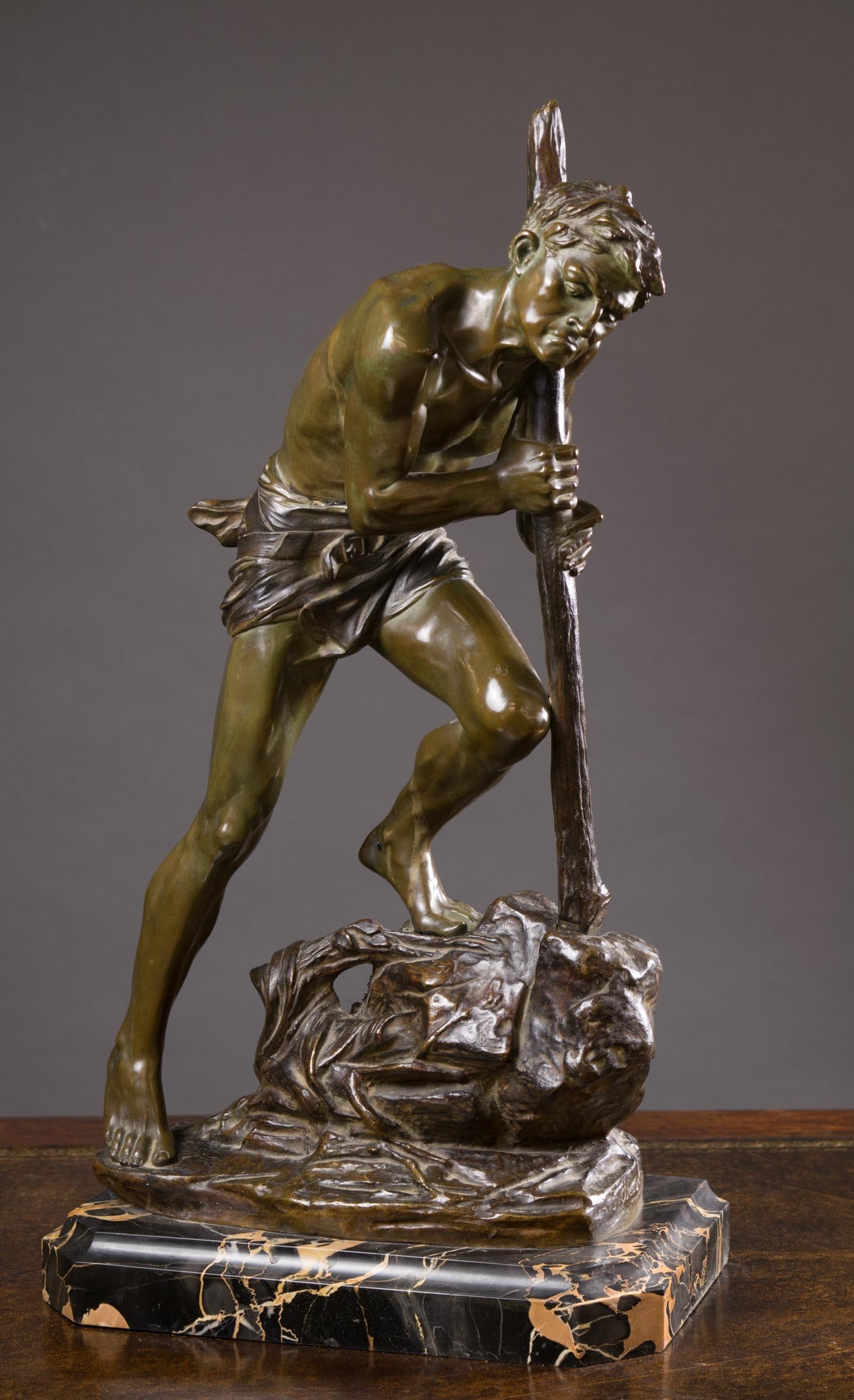 Édouard Drouot | EDOUARD DROUOT BRONZE SCULPTURE (1859) | MutualArt