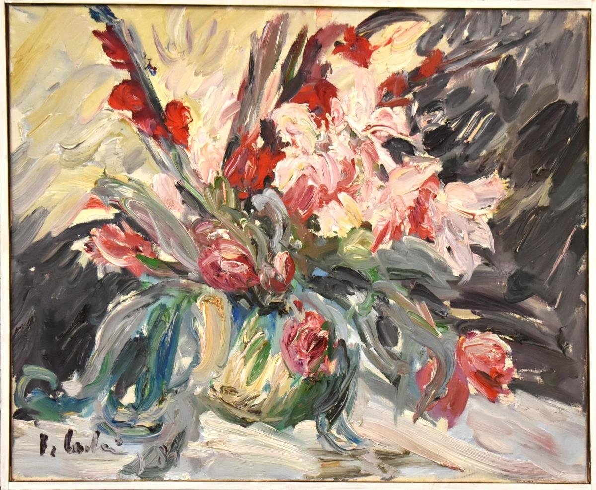 Roland Ladwig | Blumenstrauß mit Gladiolen | MutualArt