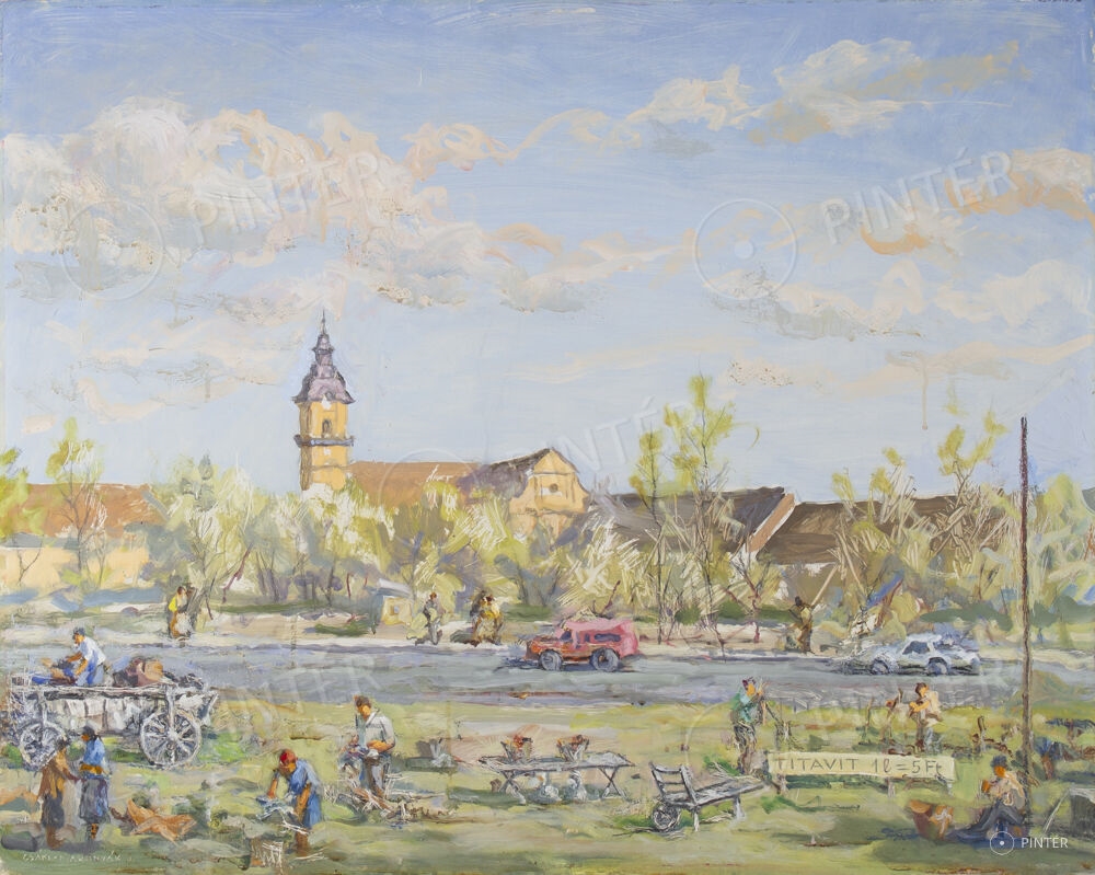 Joszef Csaki-Maronyak | Market of Orosháza | MutualArt