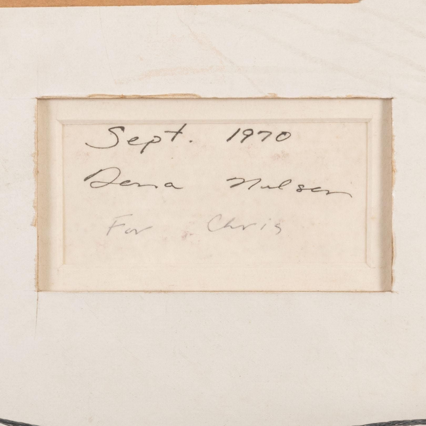 Dona Nelson | signed 'Dona Nelson' (1970) | MutualArt