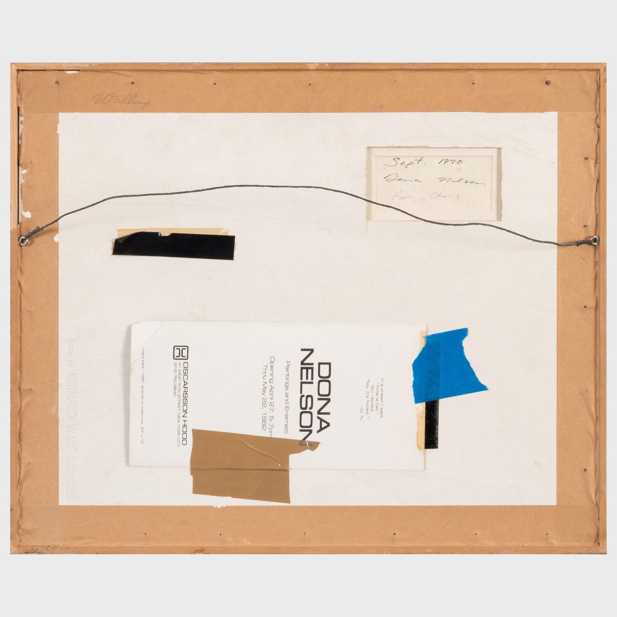 Dona Nelson | signed 'Dona Nelson' (1970) | MutualArt