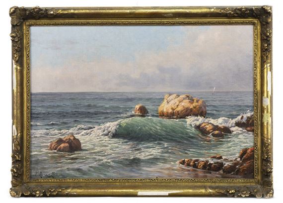René Charles Edmond His | SEA SCENE | MutualArt