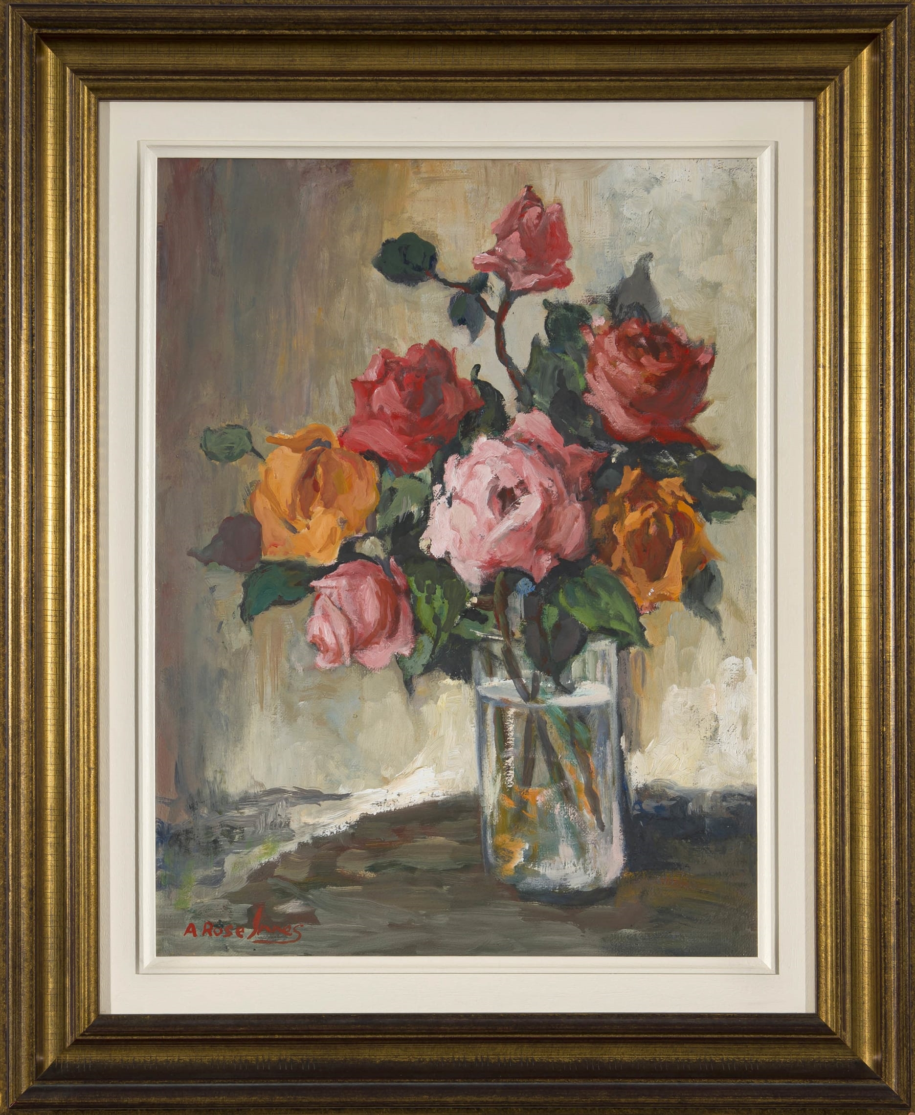 Alexander Rose-Innes | A Vase of Roses | MutualArt