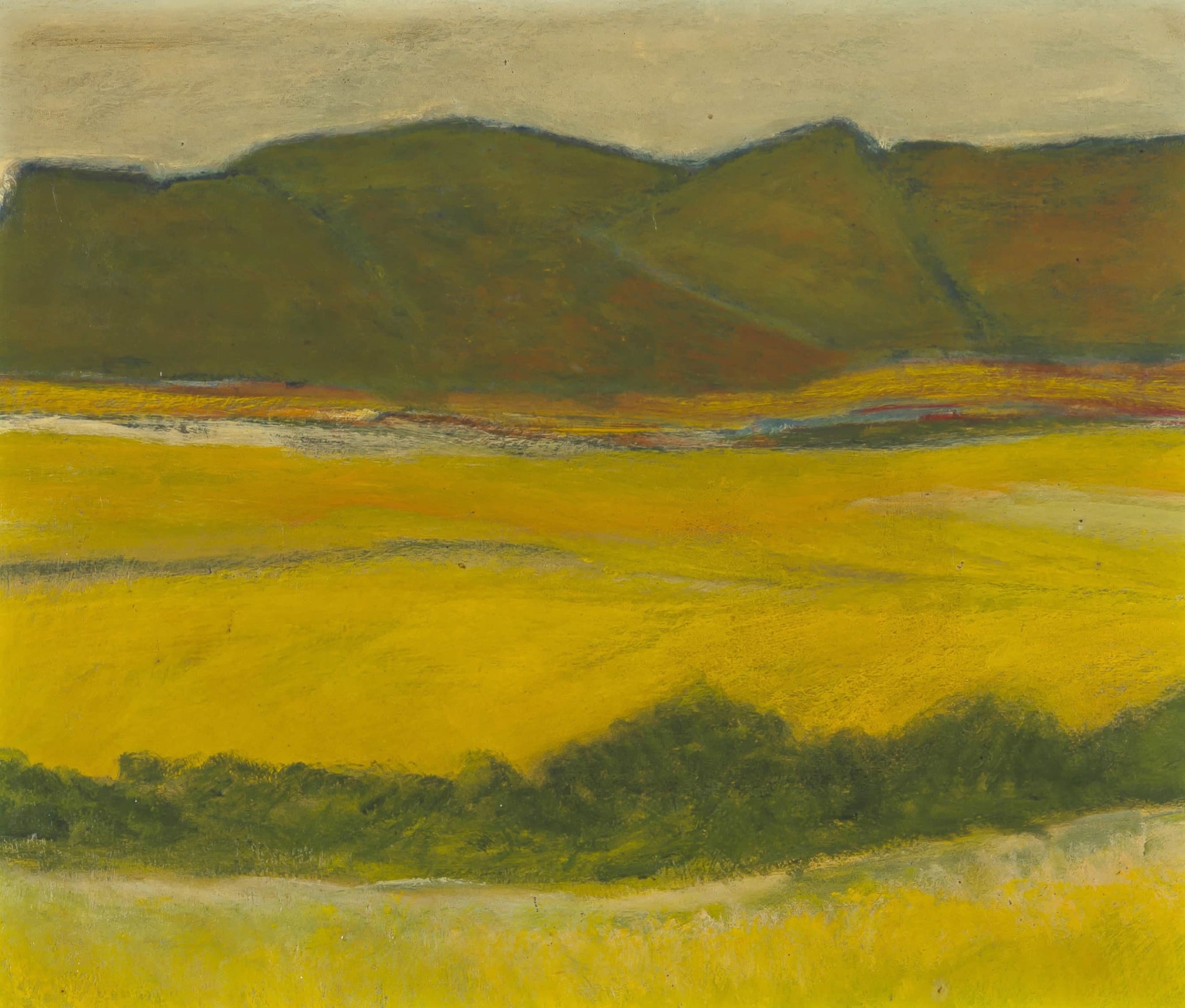 Herman van Nazareth | Landscape with Yellow Fields | MutualArt
