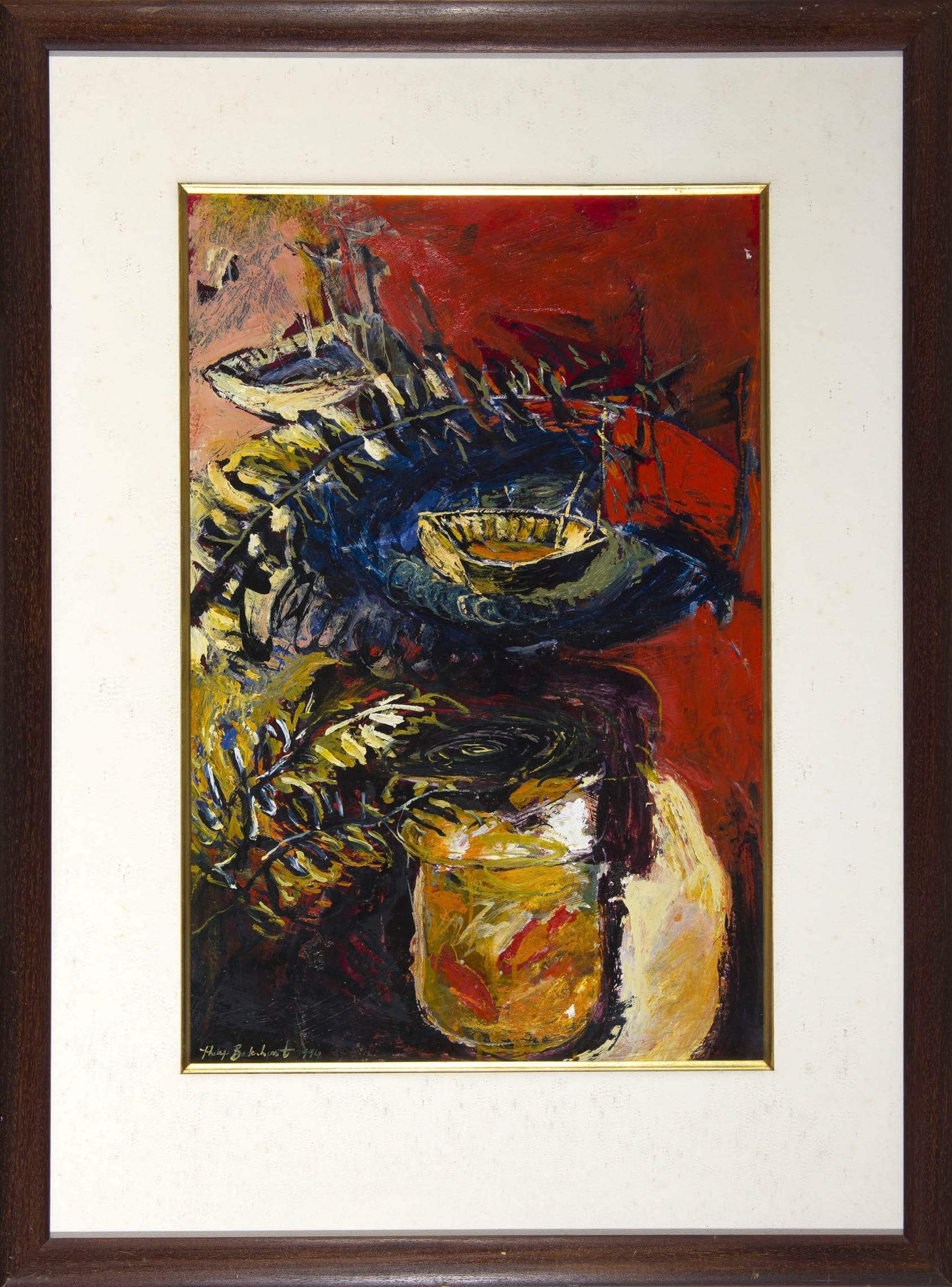 Philip Badenhorst | Stillewe met Visse en Bote (Still Life with Fish ...