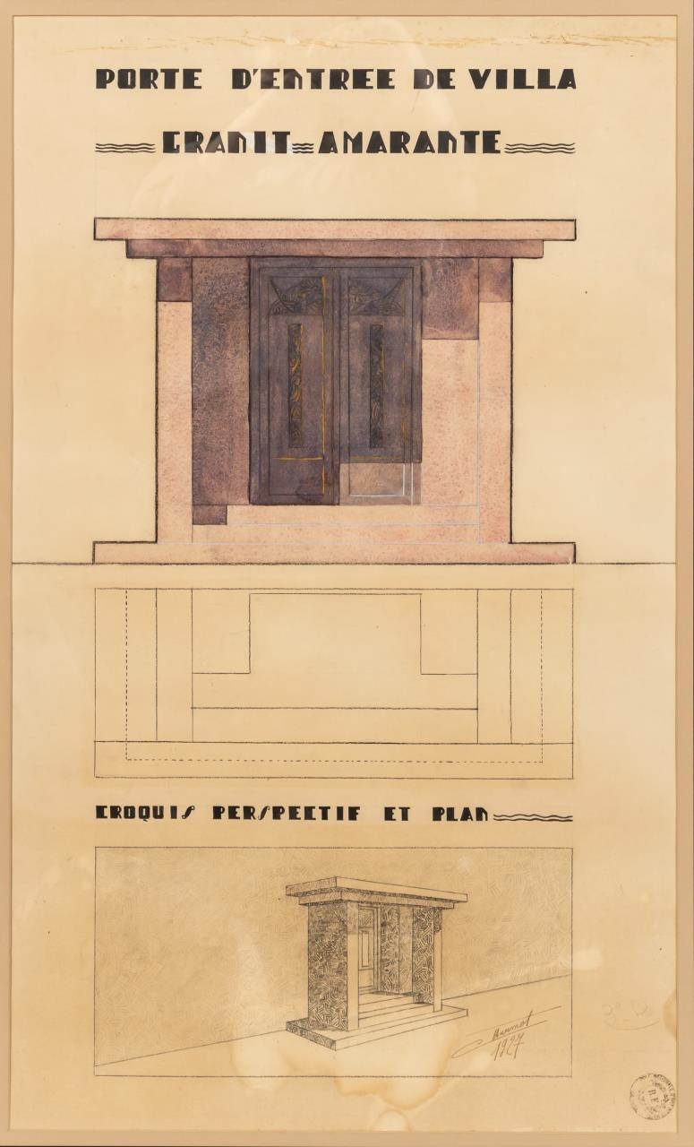 French School, 18th Century | FRENCH SCHOOL ART DECO ARCHITECTURAL ...
