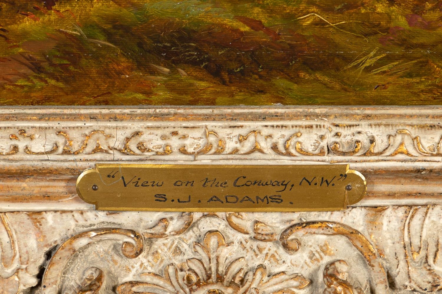 J. Adams | 19TH CENTURY BRITISH SCHOOL O/C LANDSCAPE (19th Century ...