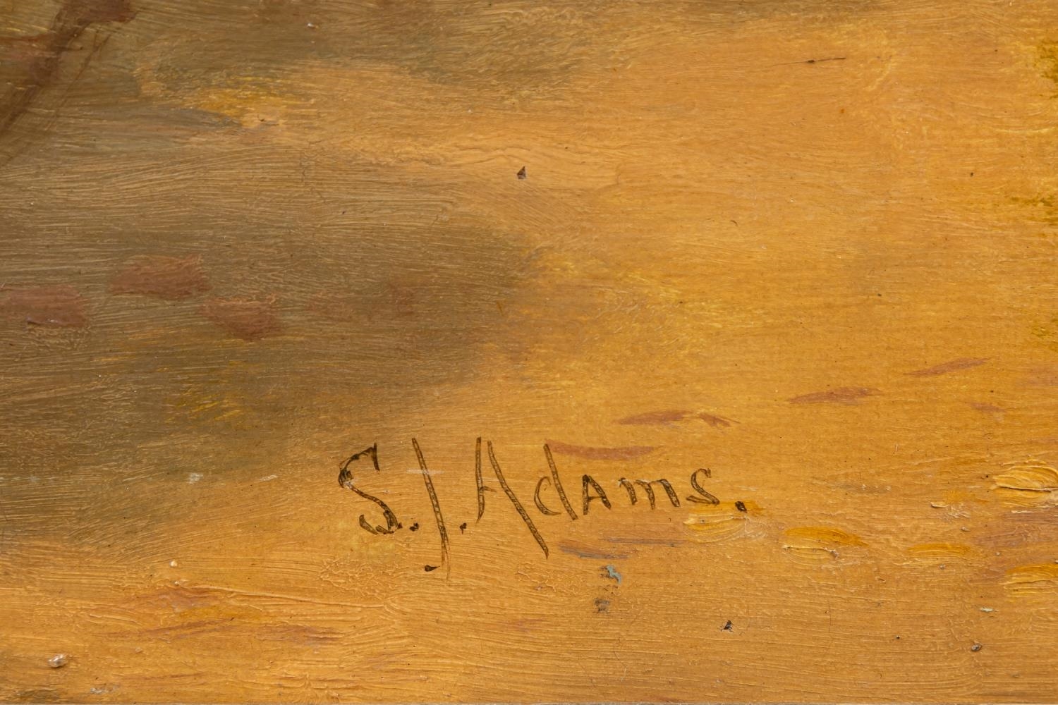 J. Adams | 19TH CENTURY BRITISH SCHOOL O/C LANDSCAPE (19th Century ...