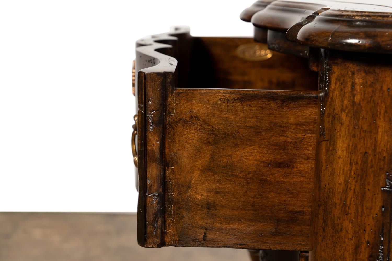 Unknown | MARGE CARSON VOUVRAY MARBLE INSET NIGHTSTAND | MutualArt