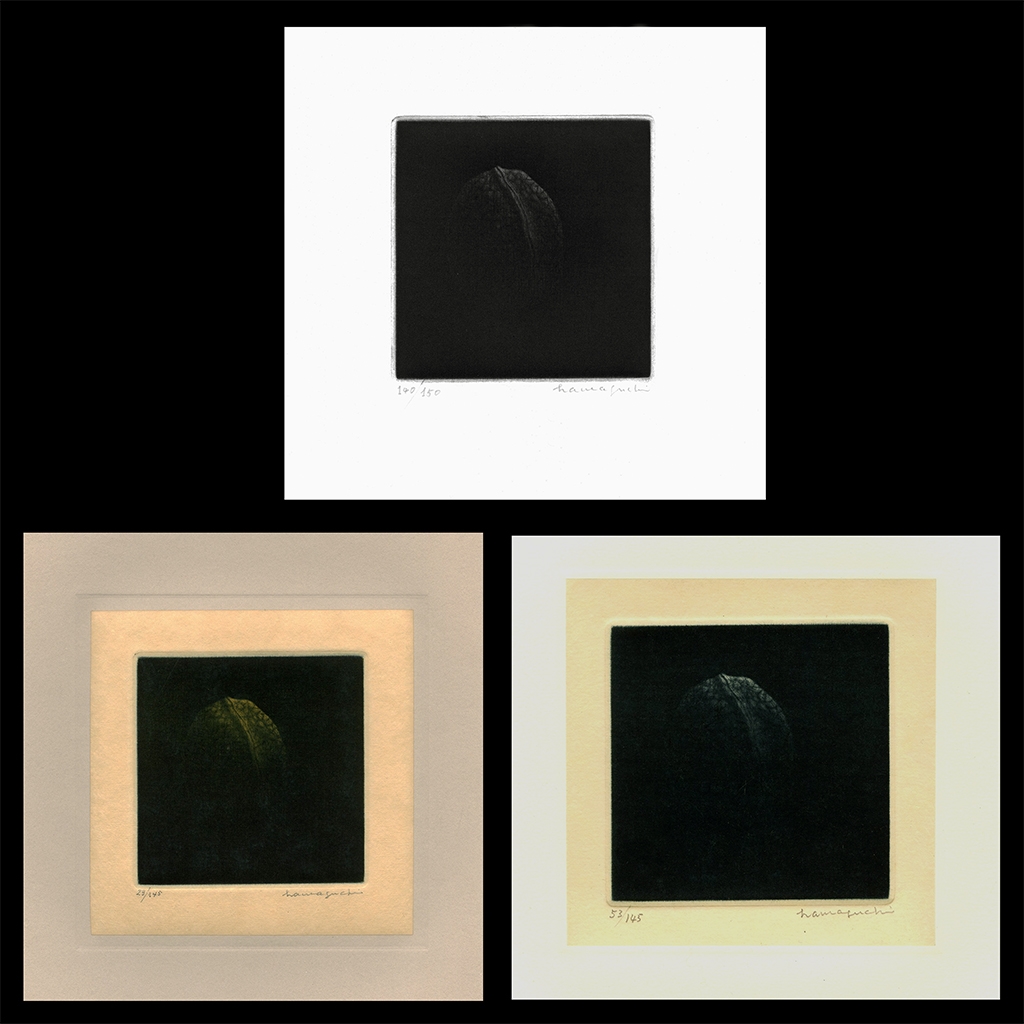 Hamaguchi | Yozo Hamaguchi - Set of Three Walnut Designs | MutualArt