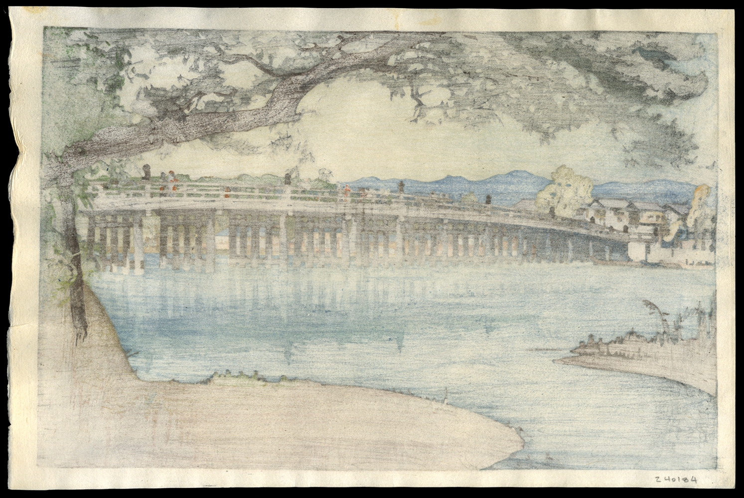 Hiroshi Yoshida | Hiroshi Yoshida - Seta Bridge (1933) | MutualArt