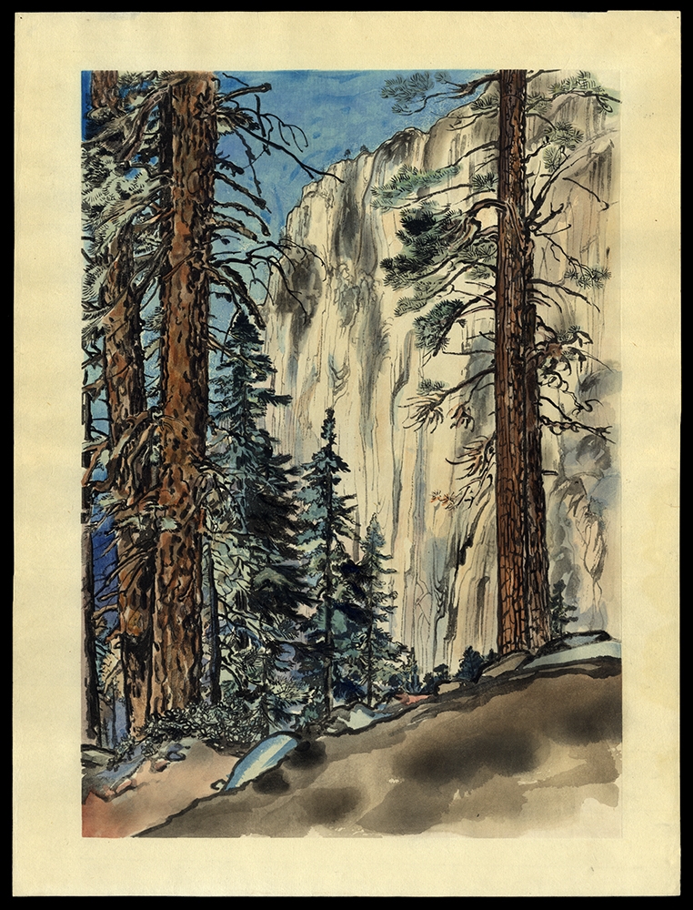 Chiura Obata | Chiura Obata - Eagle Peak Trail (1930) | MutualArt