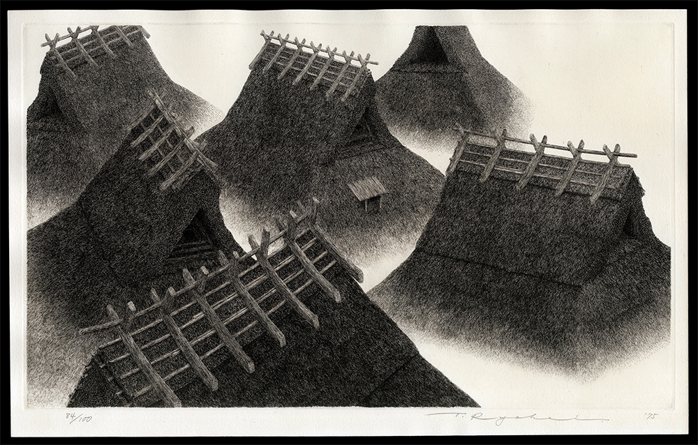 Ryohei Tanaka | Ryohei Tanaka - Gathering Roofs (1975) | MutualArt