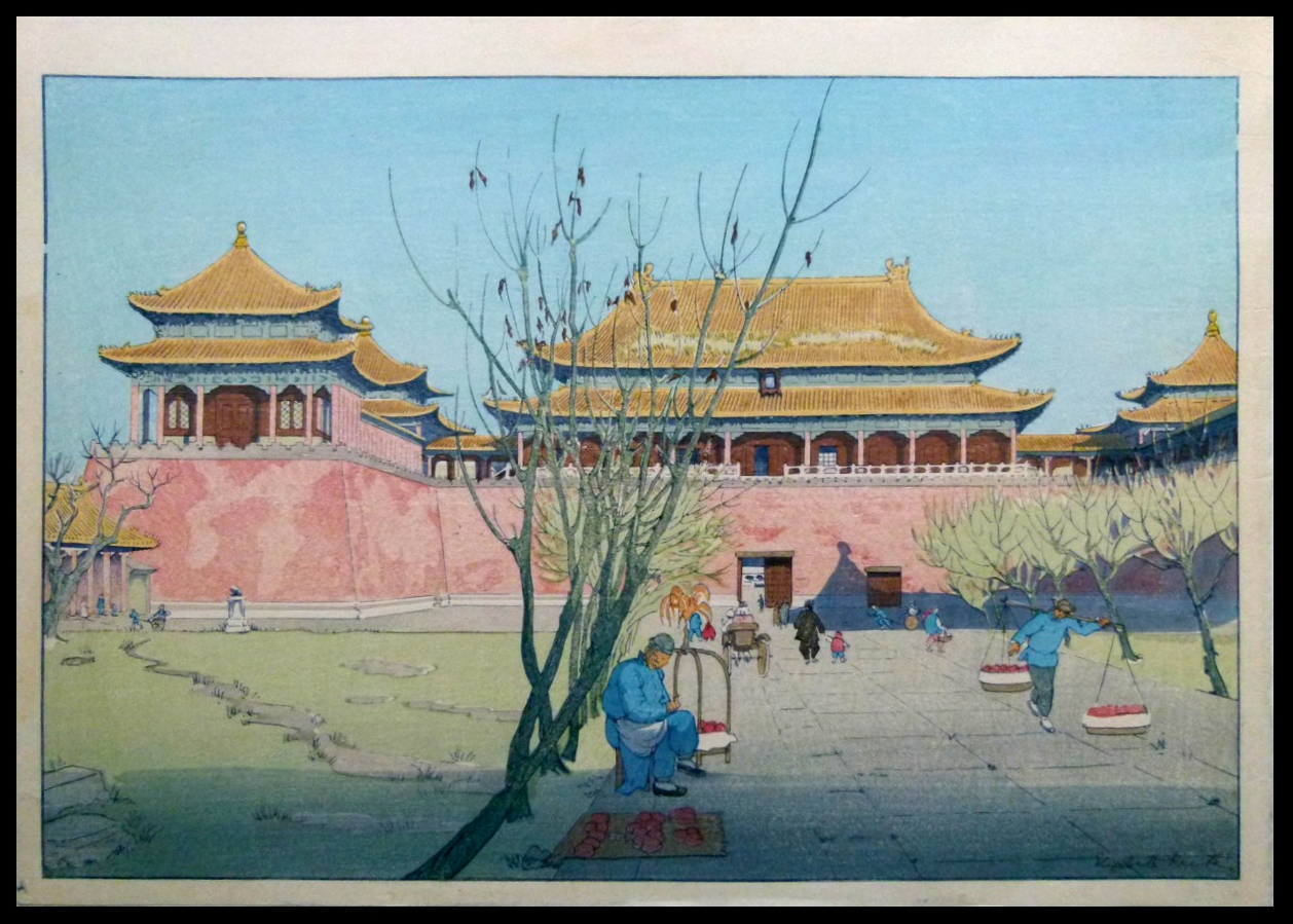 Elizabeth Keith | Elizabeth Keith - Forbidden City Gate, Peking (1935 ...