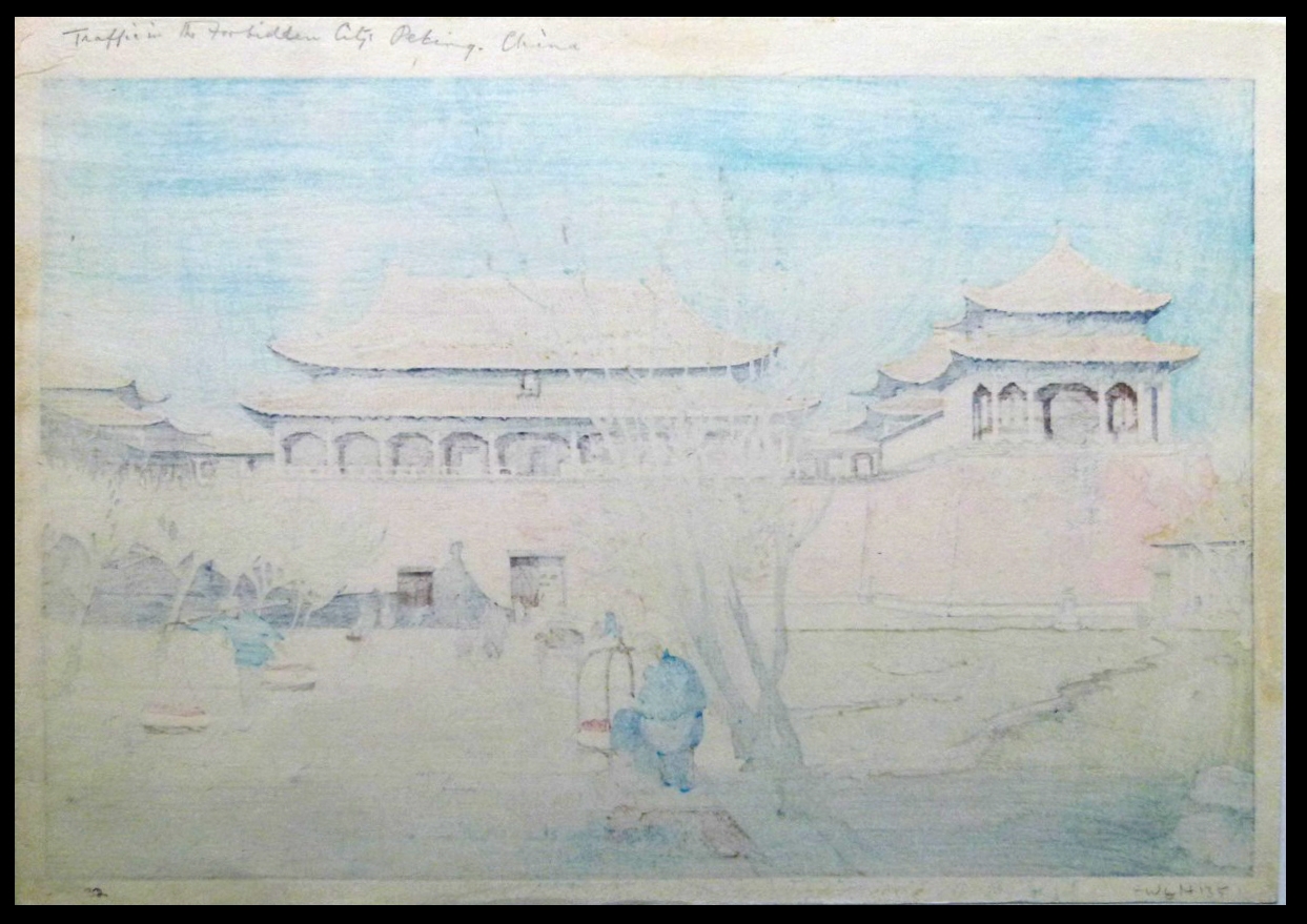 Elizabeth Keith | Elizabeth Keith - Forbidden City Gate, Peking (1935 ...