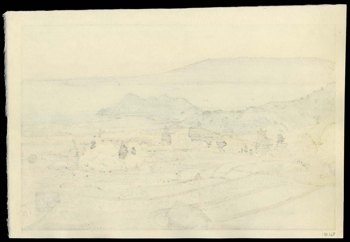 Toshi Yoshida | Toshi Yoshida - Rice-field in Suizu (1951) | MutualArt