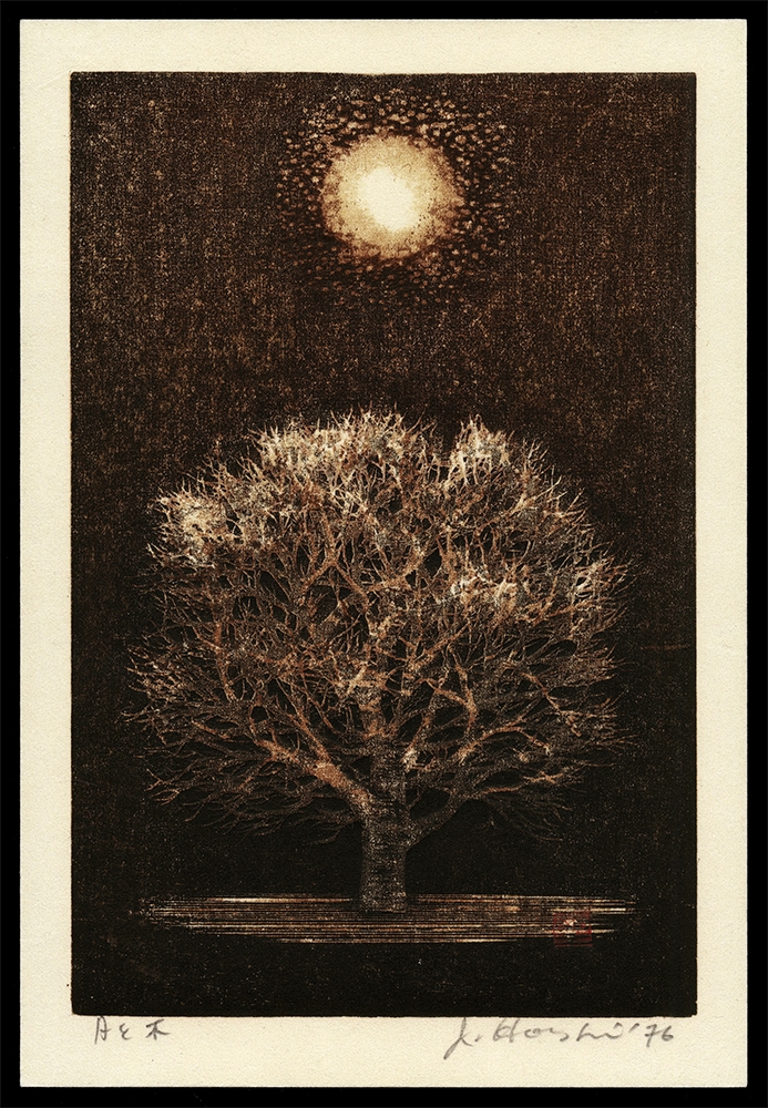 Joichi Hoshi | Joichi Hoshi - Moon and Tree (1976) | MutualArt