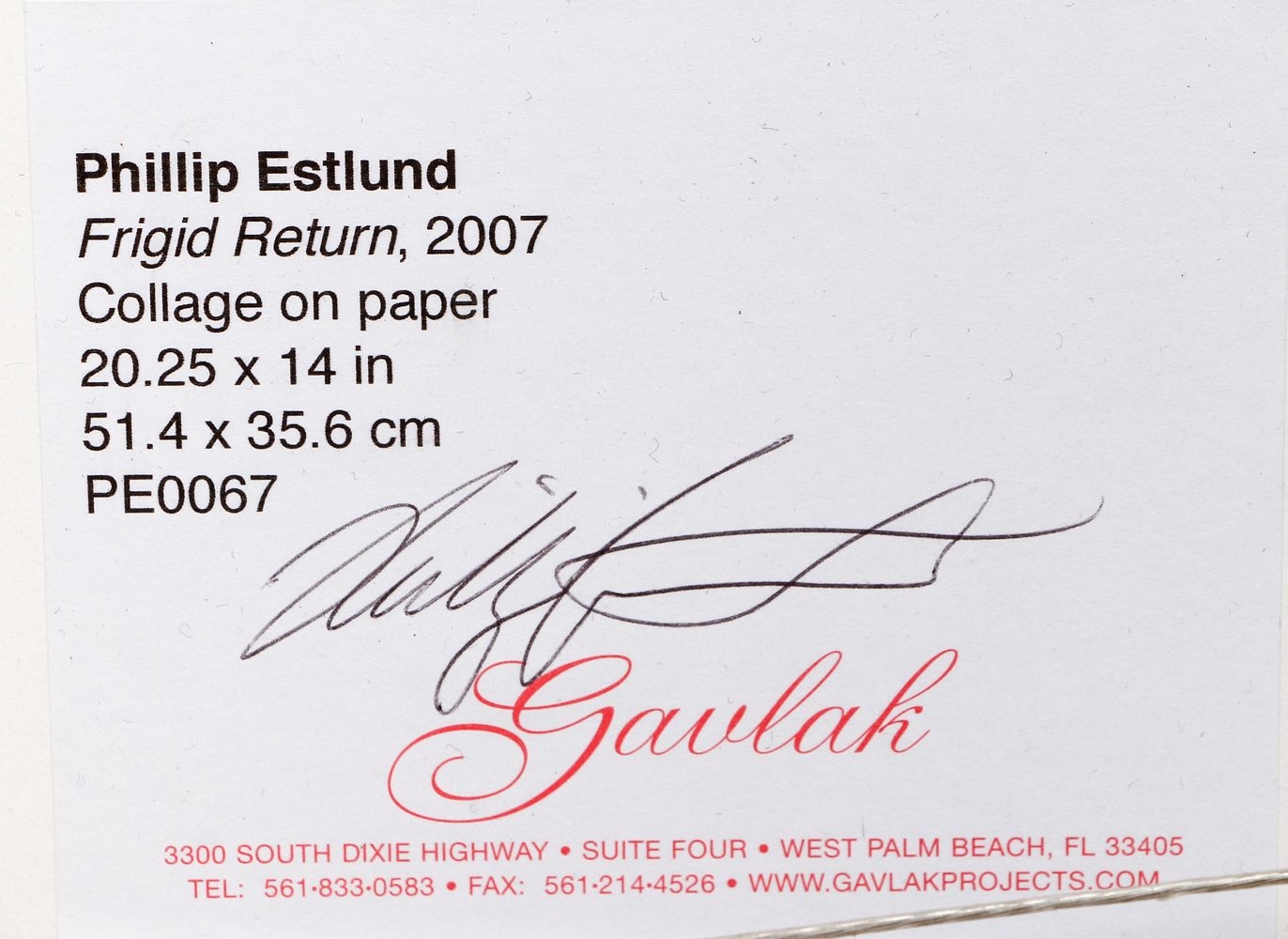 Philip Estlund | Frigid Return and Do It Yourself (2007) | MutualArt