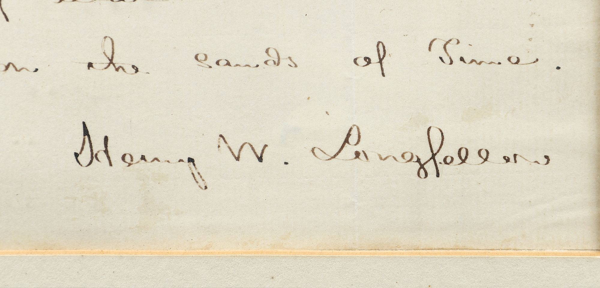 Henry Wadsworth Longfellow | Short Poem (Lives of Great Men all remind ...