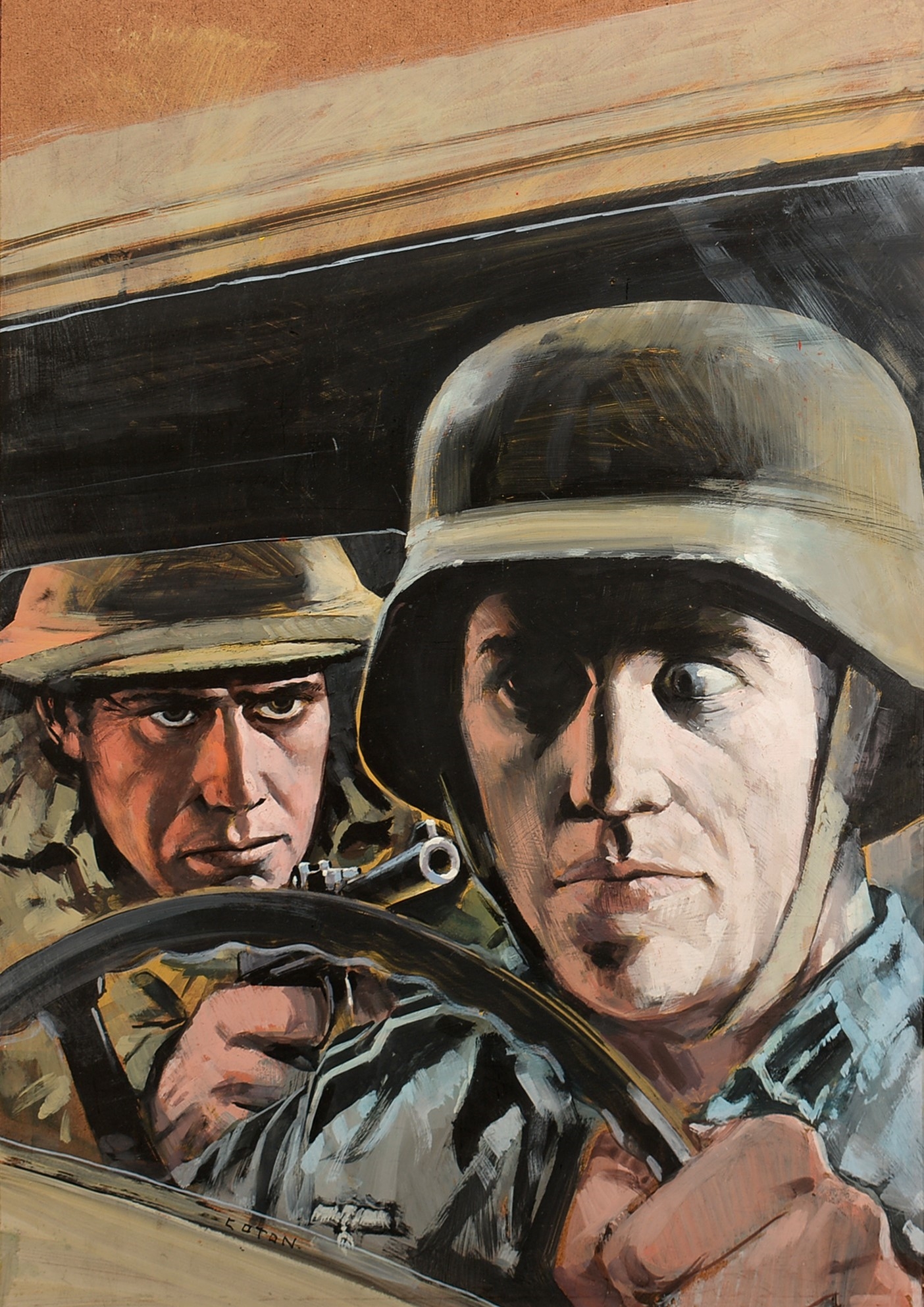 Graham Coton | Original Art Work for the front cover of War Picture ...