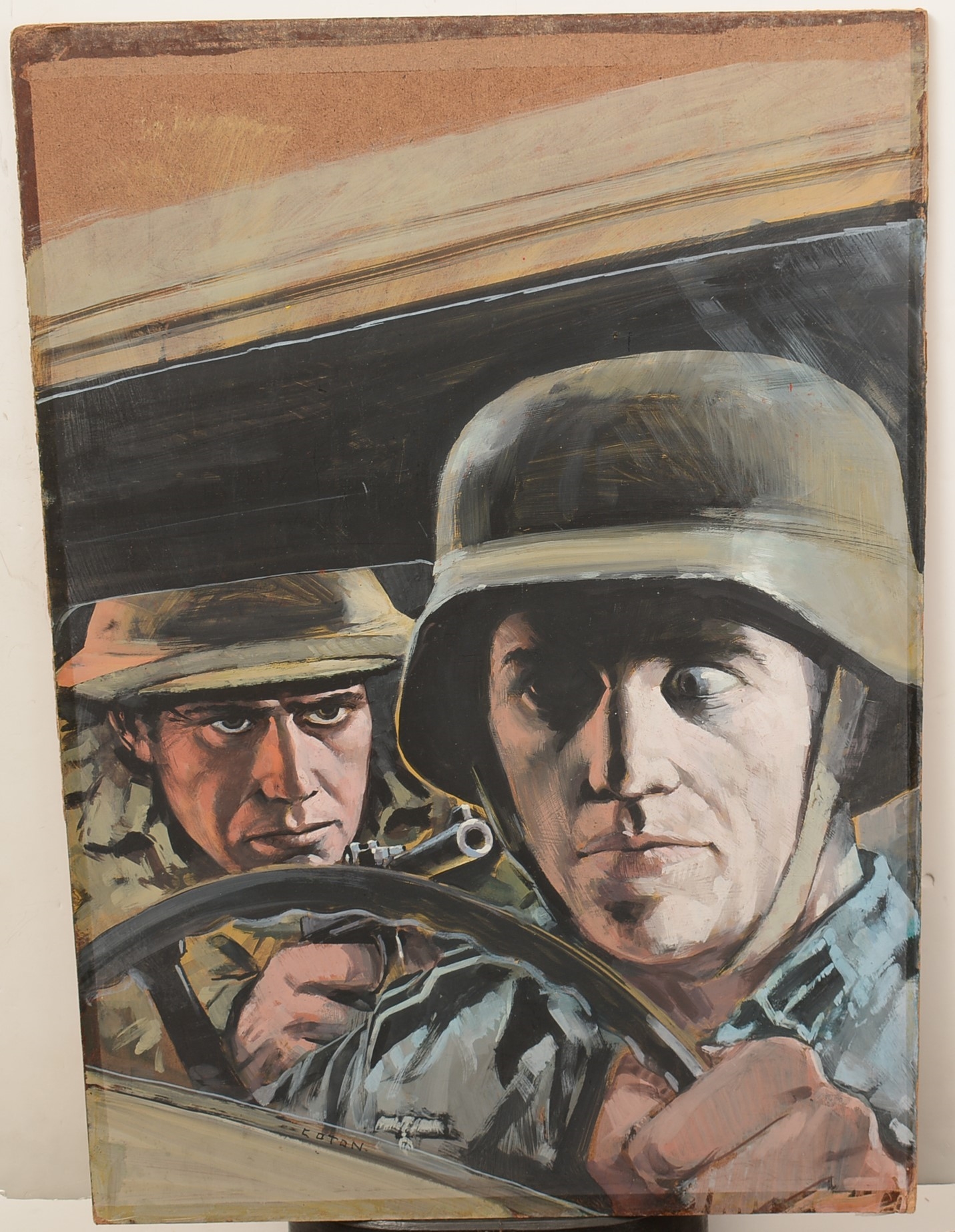 Graham Coton | Original Art Work for the front cover of War Picture ...