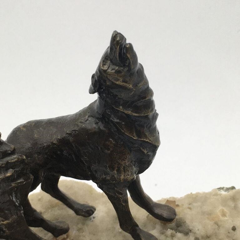 Gary Herbert | Wolves Sculpture (1977) | MutualArt
