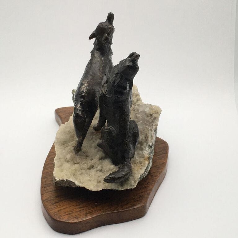 Gary Herbert | Wolves Sculpture (1977) | MutualArt