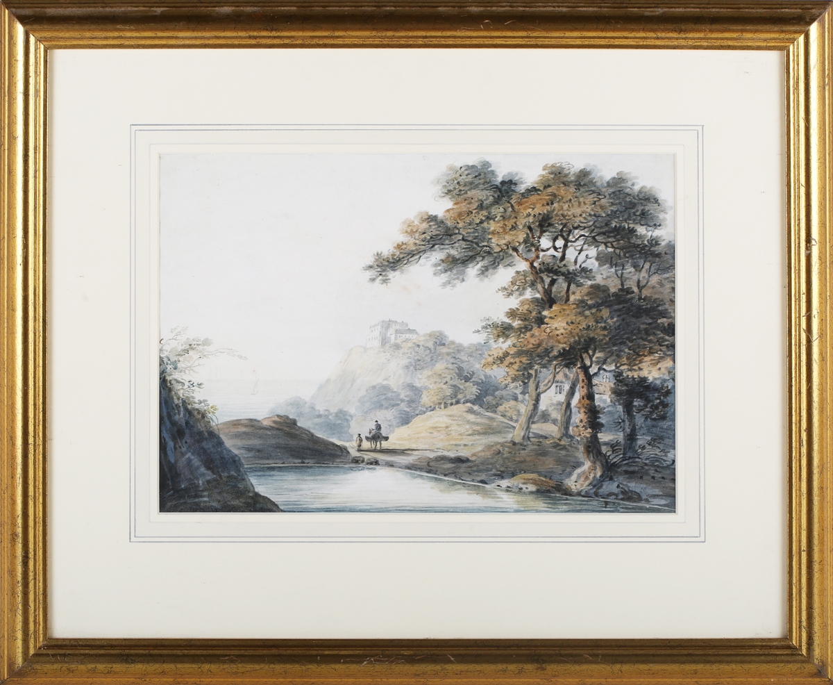 William Payne | Landscape with Figures on a Path (19th Century) | MutualArt