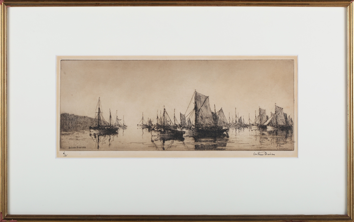 Arthur Briscoe | Brixham Trawlers (Circa 1929) | MutualArt