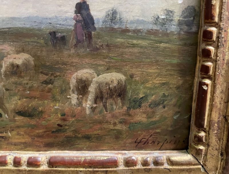 Albert Charpin | Albert CHARPIN (1842-1924) Shepherd with... - Lot 37 ...