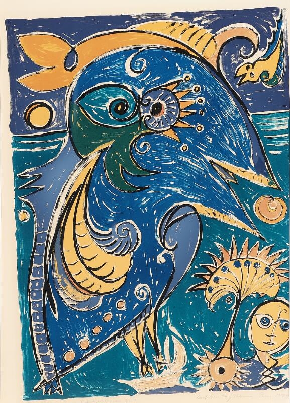 Carl-Henning Pedersen | Two artist proof (1974) | MutualArt