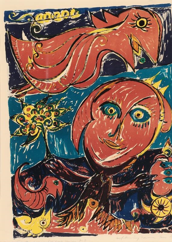 Carl-Henning Pedersen | Two artist proof (1974) | MutualArt