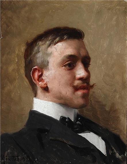 Peder Mork Monsted | Potrait of Aage Peter Christian Bredvad (1874 ...