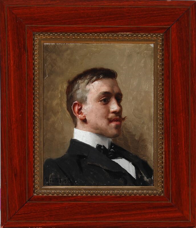 Peder Mork Monsted | Potrait of Aage Peter Christian Bredvad (1874 ...